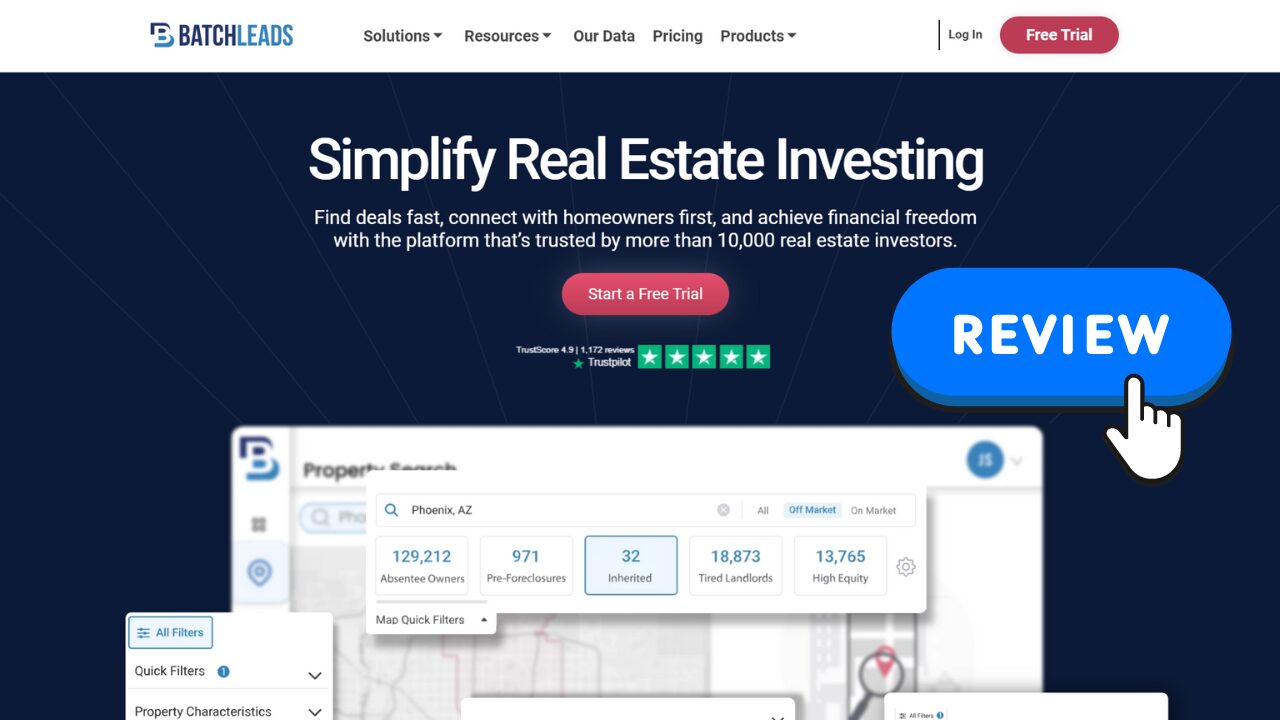 BatchLeads Full Review: Features, Pricing, and More | Zik Homes